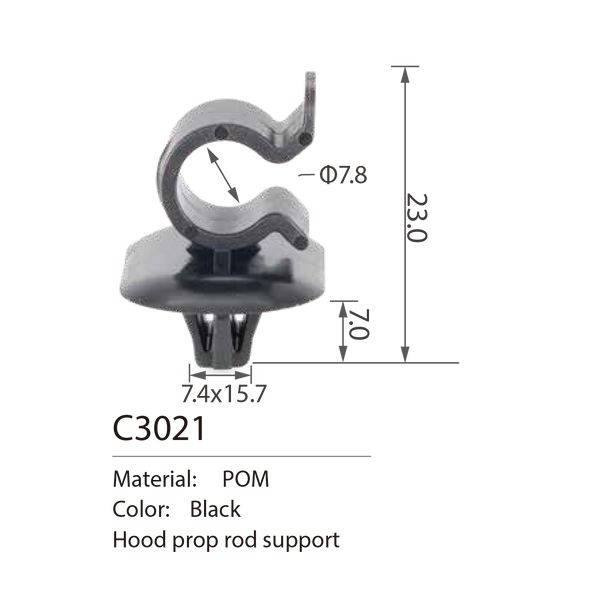 C3021 Rounting Clip – Pro Auto Rubber