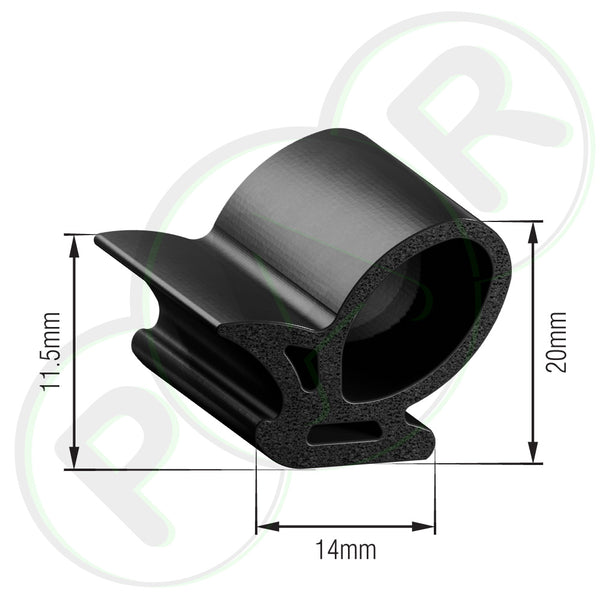 Pr312 Universal Door Seal – Pro Auto Rubber